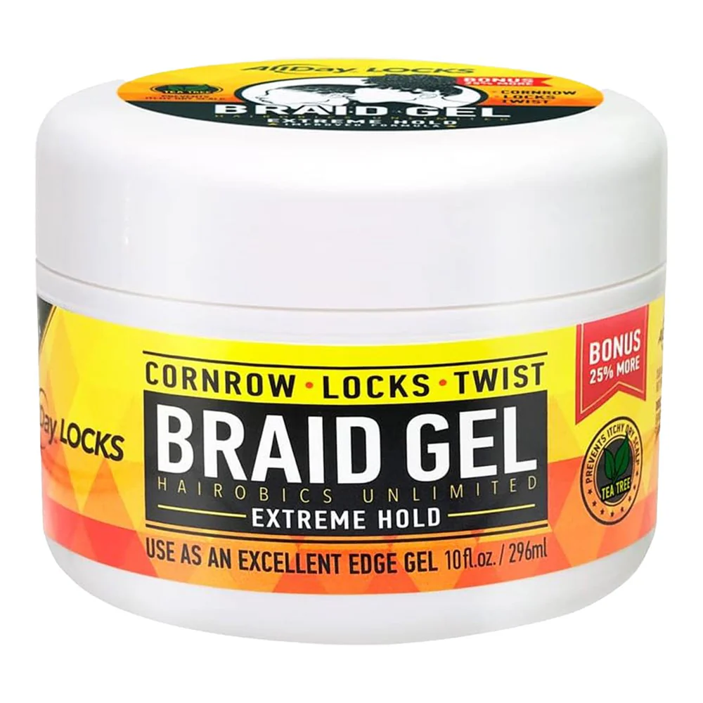 Allday Locks - Braid gel extreme hold 10 oz | Polytronic