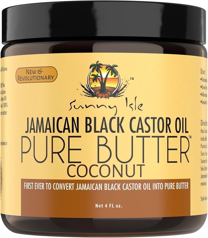 Sunny Isle – Jamaican Black Castor Oil Pure Butter Coconut 4oz | Polytronic