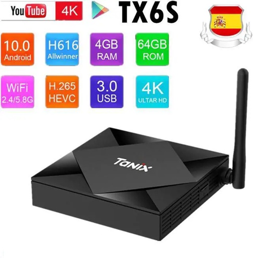 Tanix Tx6s H616 Smart TV Box 2GB RAM 8GB ROM 8K Android