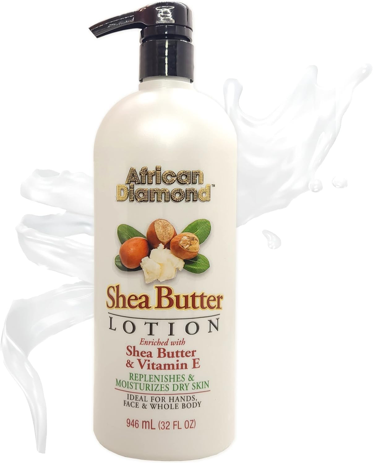 African Diamond - Lotion au beurre de Karite 32 oz | Polytronic