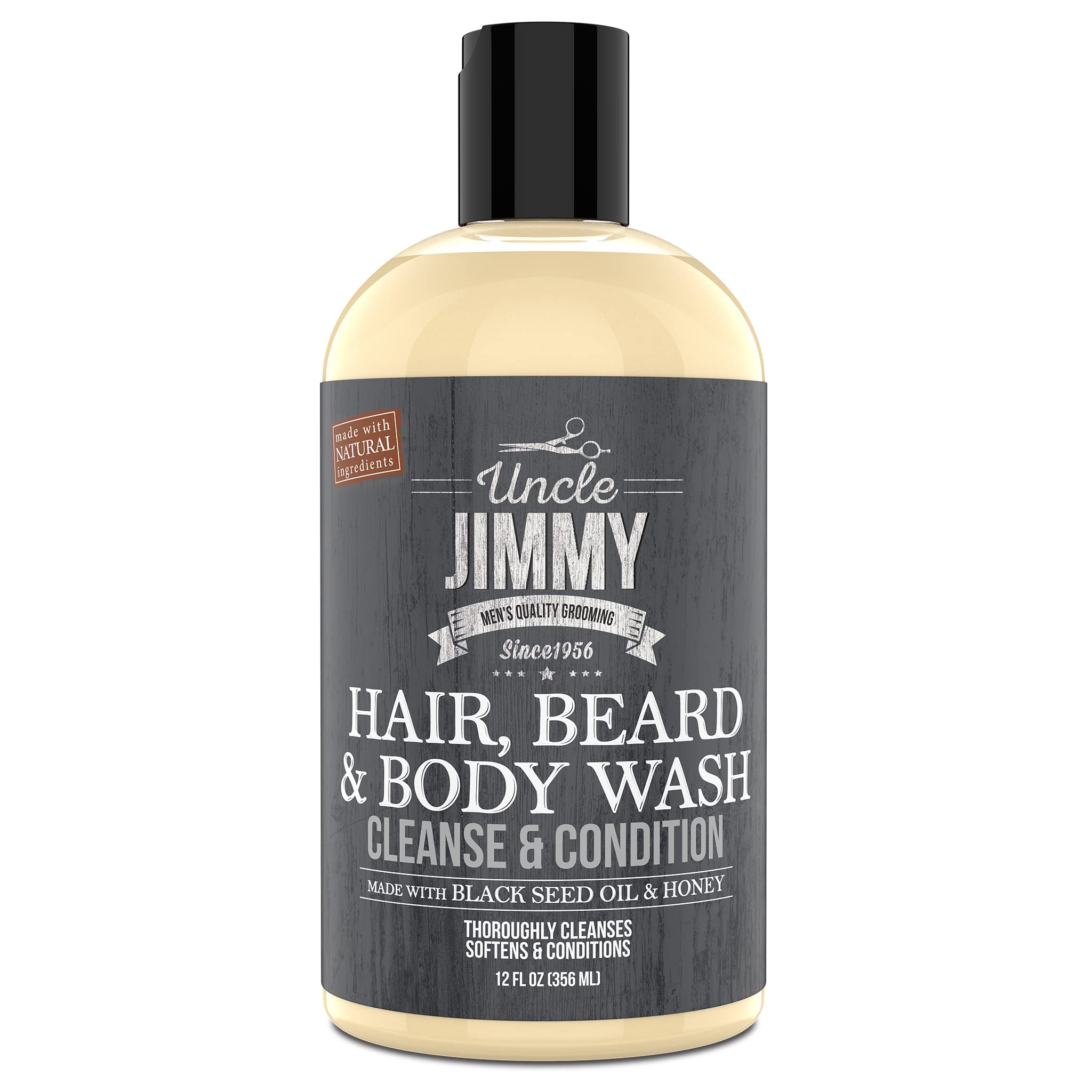 Uncle Jimmy - Hair, Beard & Body Wash 12 oz | Polytronic