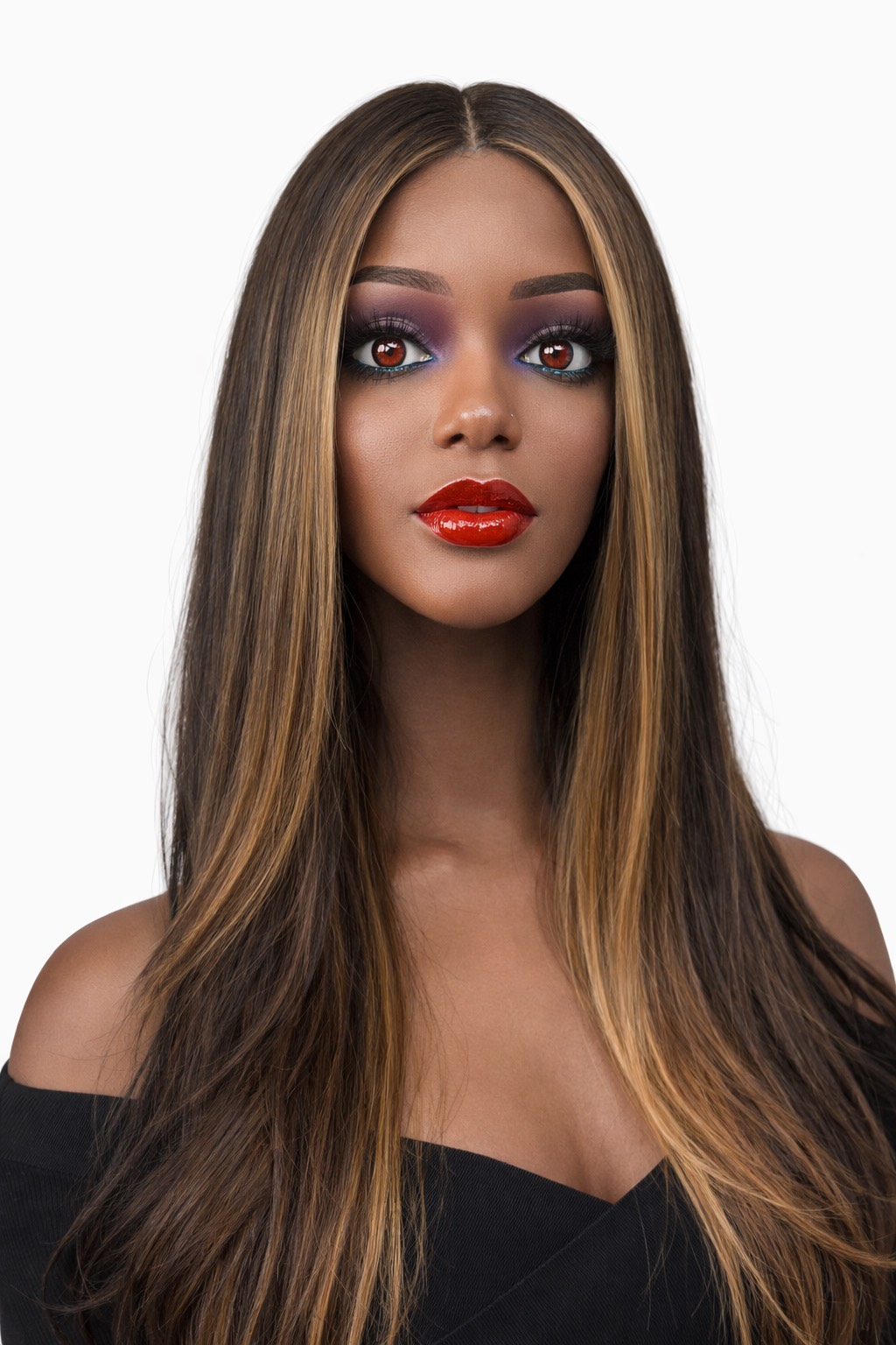 Bliss Live the Joy Wig - 100% Natural Jamila Style, Two-Tone Gold Color ...