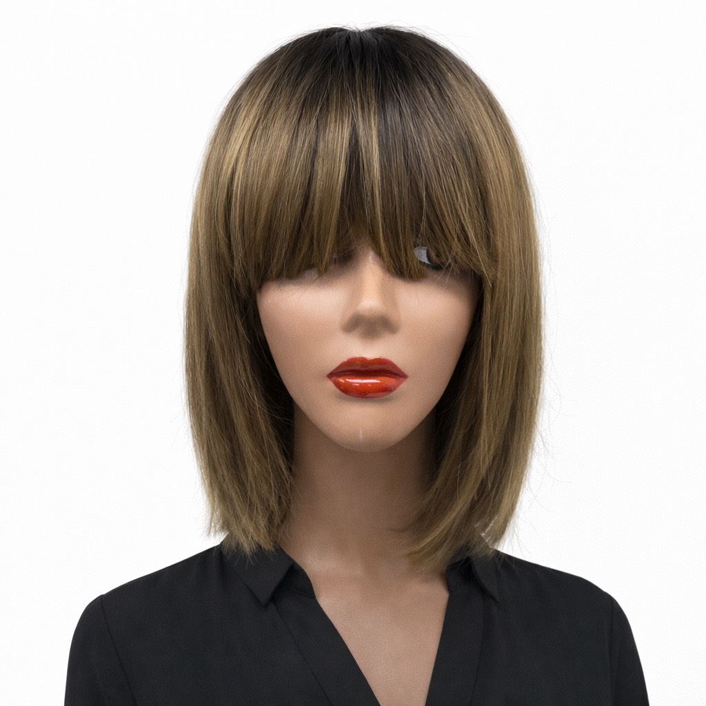 Bliss Live the Joy Wig - 100% Natural Sally Style, Dark Ash | Polytronic