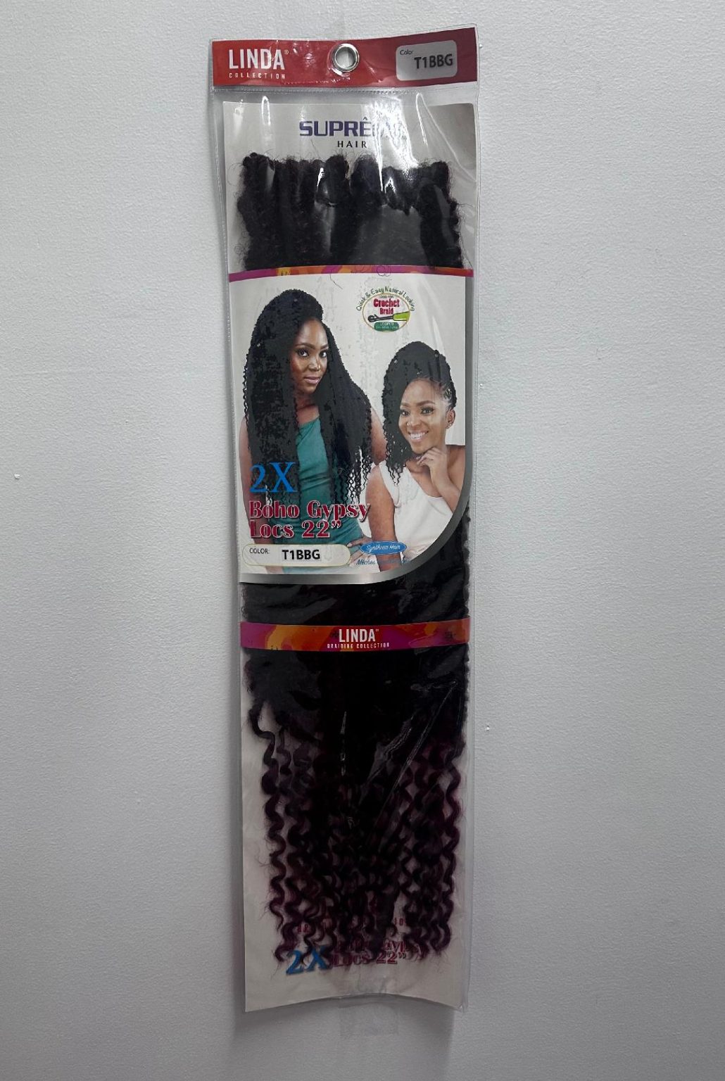 Suprême Hair - 2X Boho Gypsy Locs 22 in, #T1BBG | Polytronic