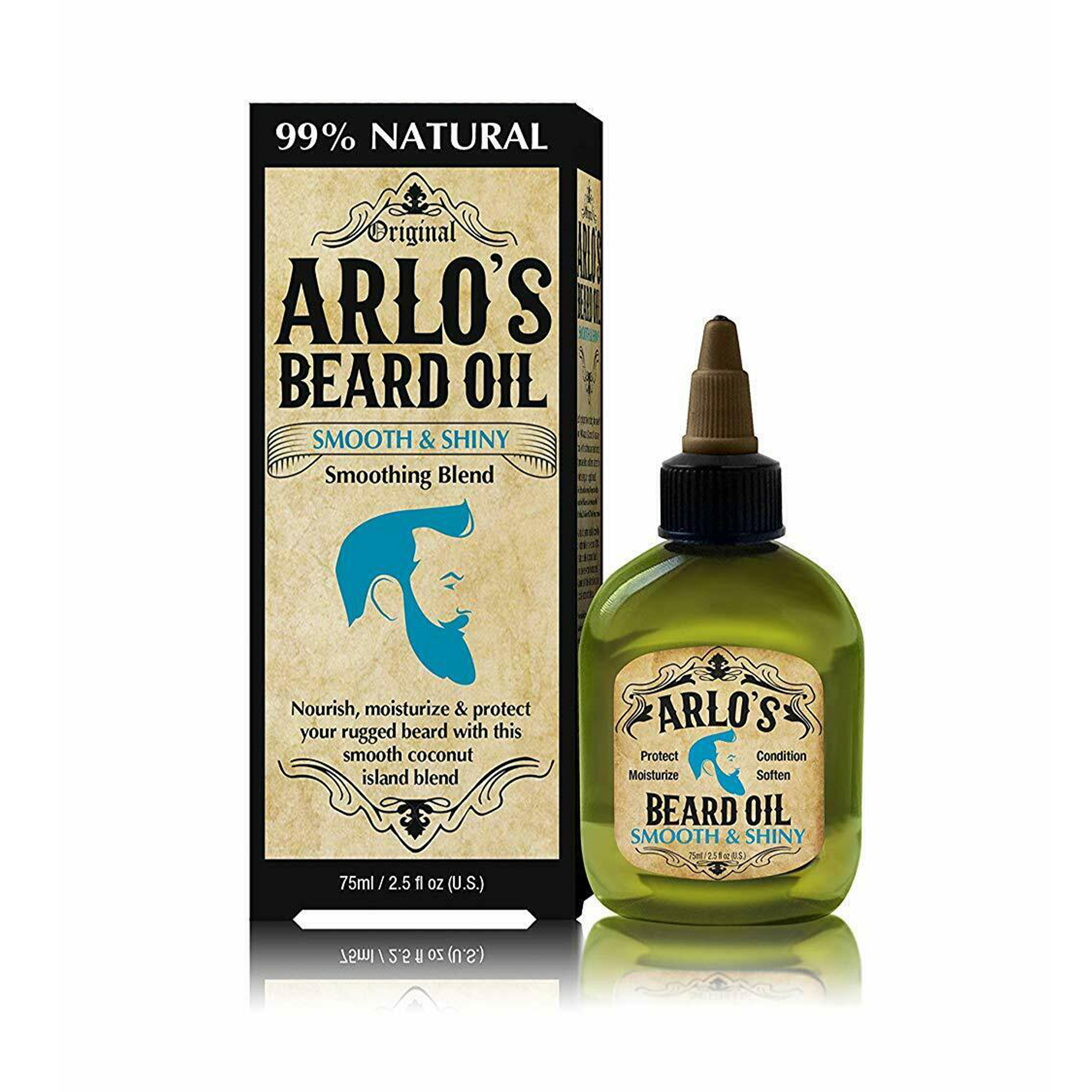 Arlo's Beard Oil - Smooth & Shiny Smoothing Blend 75 ml | Polytronic